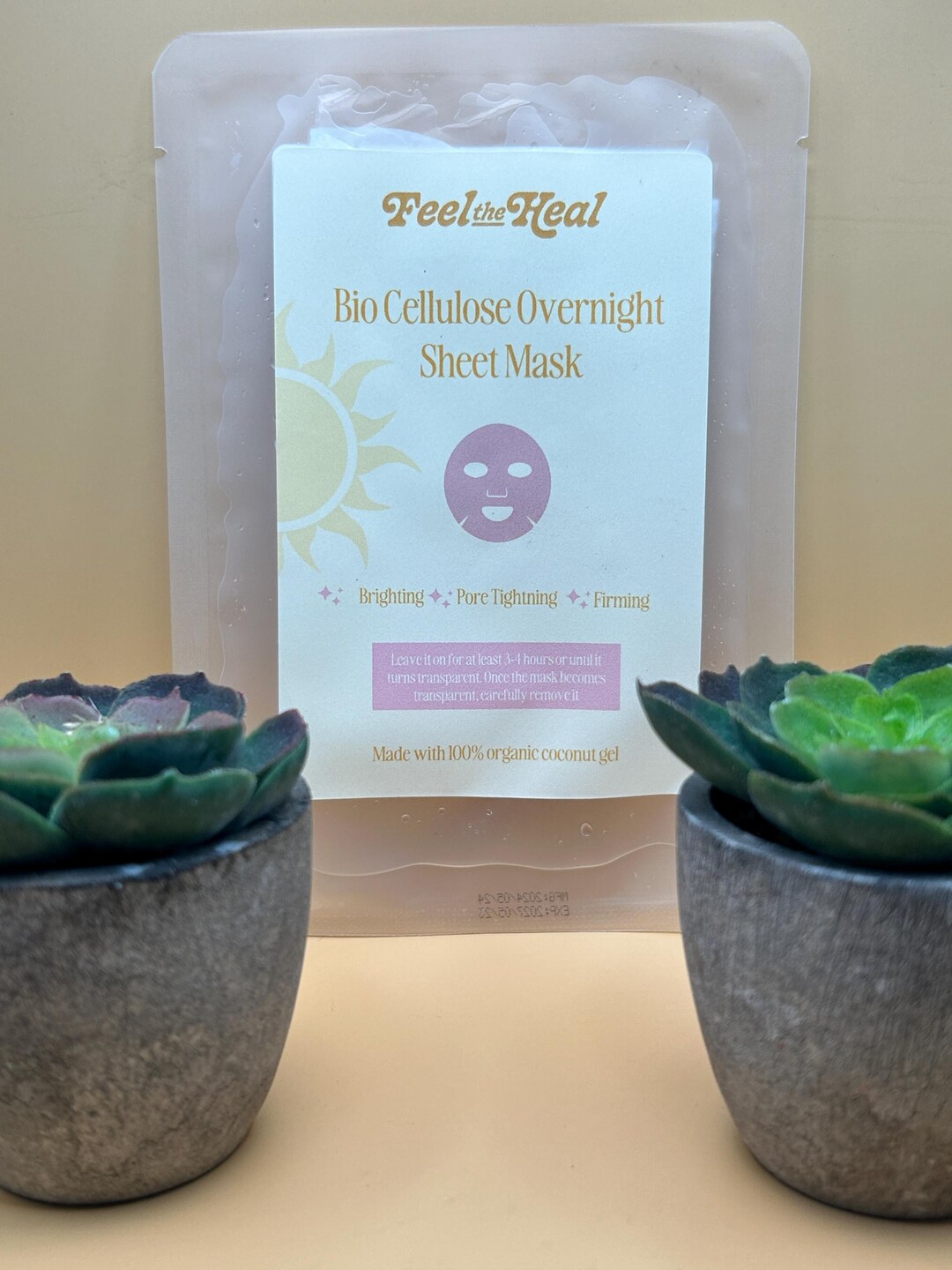 Bio Cellulose Collagen Overnight Korean Glow Sheet Mask - Etsy