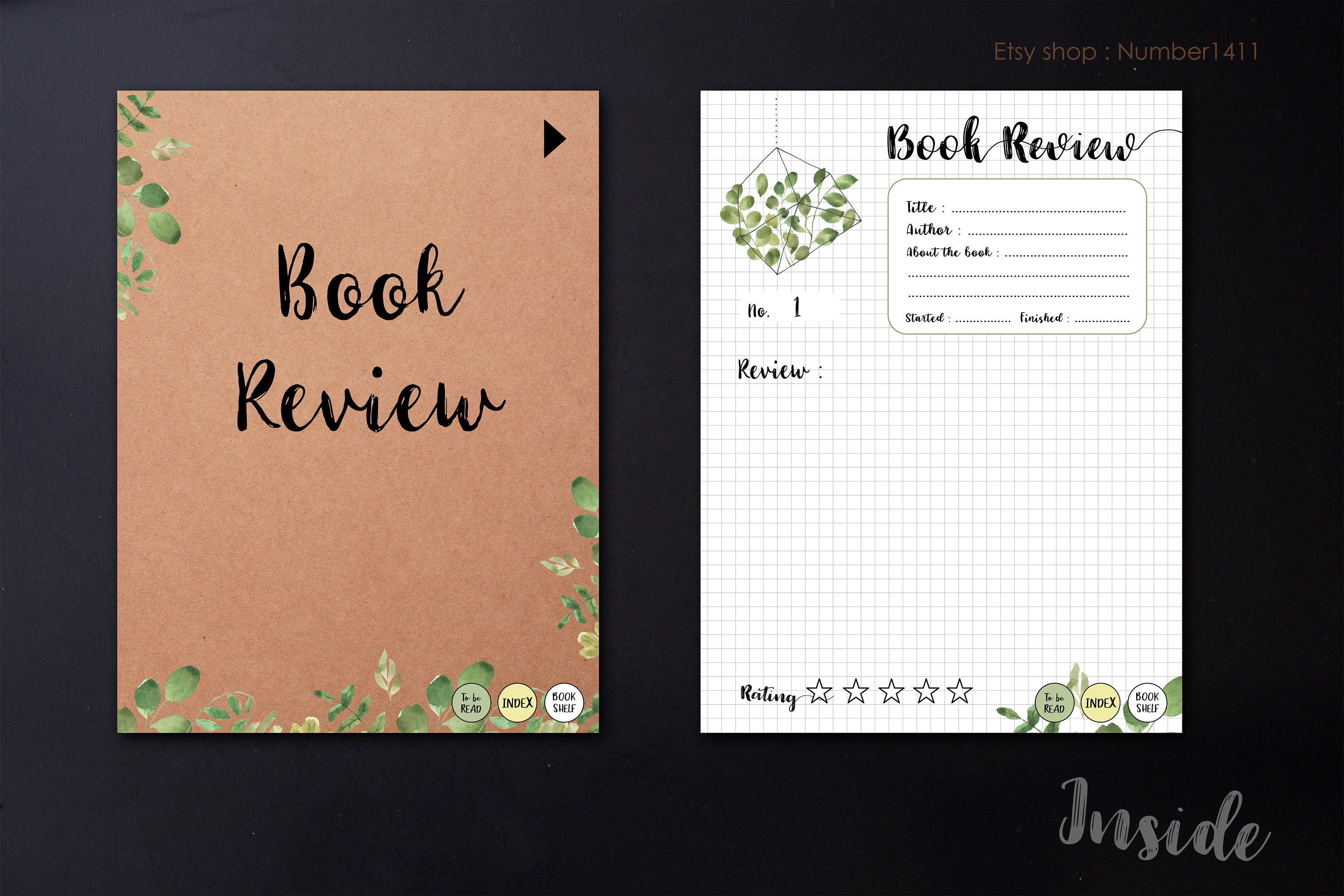 Digital Reading Log, Reading Journal, Digital Planner Goodnotes ...