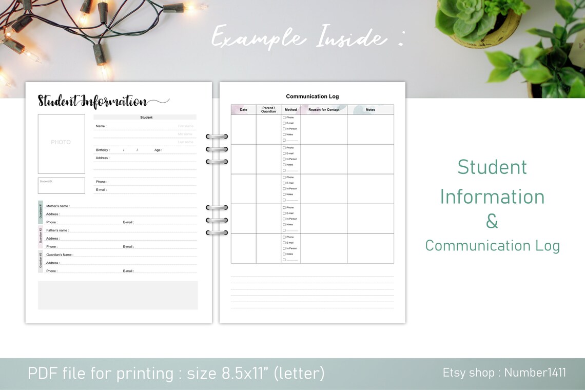 Printable Teacher Planner 2022-2023, Teacher Planner Template, Academic ...
