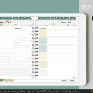 Teacher Digital Planner, Teacher Planner 2023-2024, Personalized ...