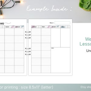 Printable Teacher Planner 2022-2023, Teacher Planner Template, Academic ...