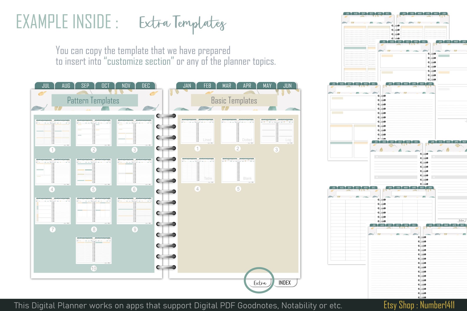 Teacher Digital Planner, Teacher Planner 2024-2025, Personalized ...