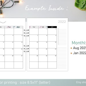 Printable Teacher Planner 2022-2023, Teacher Planner Template, Academic ...