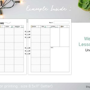 Printable Teacher Planner 2023-2024, Teacher Planner Template, Academic ...