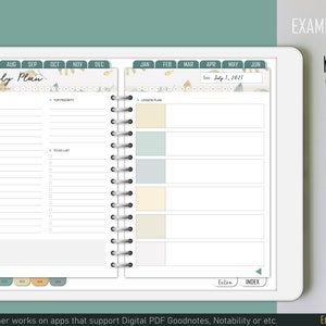 Teacher Digital Planner Teacher Planner 2022-2023 - Etsy