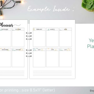 Printable Teacher Planner 2023-2024, Teacher Planner Template, Academic ...