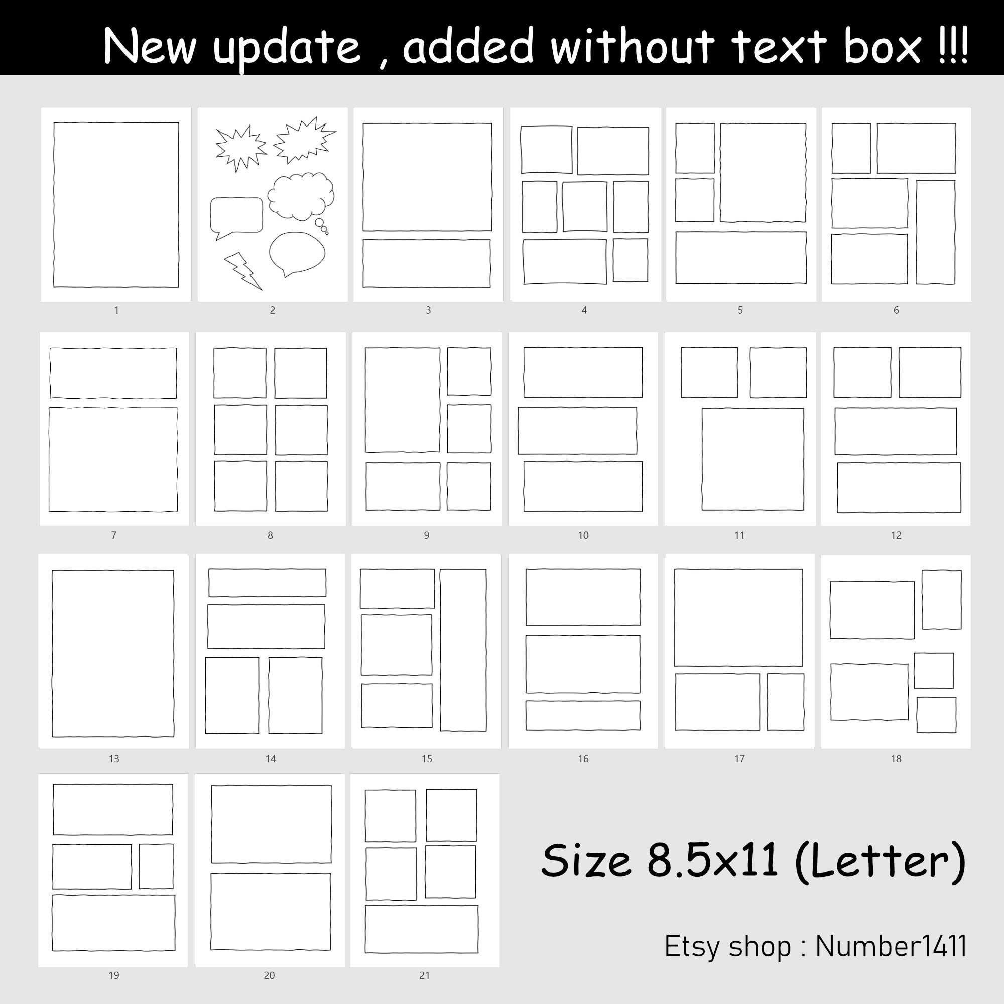 Blank Comic Template, Cartoon Template, Comic Strip, Comic Drawing, Art ...