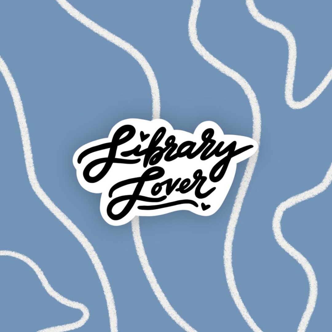Library Lover – Die Cut Sticker - Etsy