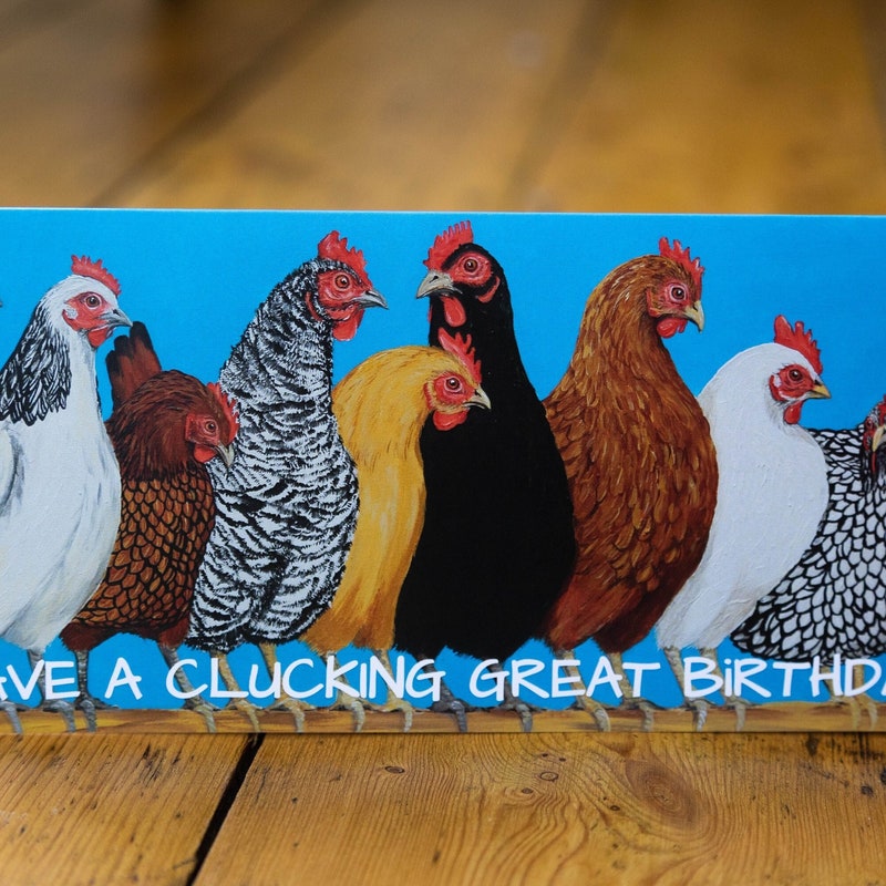 Chicken Birthday Cards - Etsy