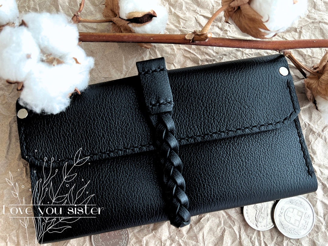 Handmade Italian Leather Wallet - Minimalist Design - One-of-a-kind ...