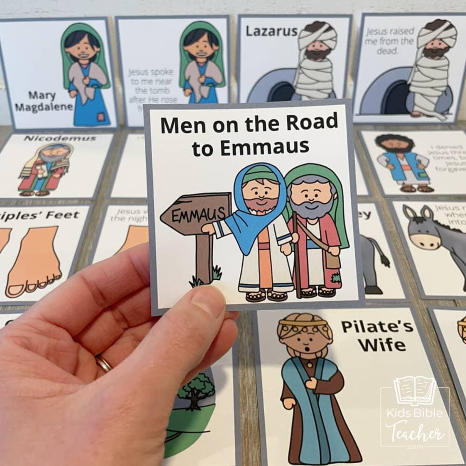 Jesus' Death & Resurrection Bible Match Game for Easter - Etsy