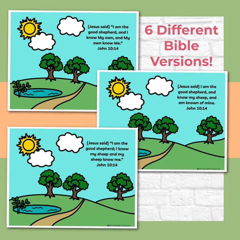 The Good Shepherd Bible Craft for Kids | Stand up Shepherd Sheep ...