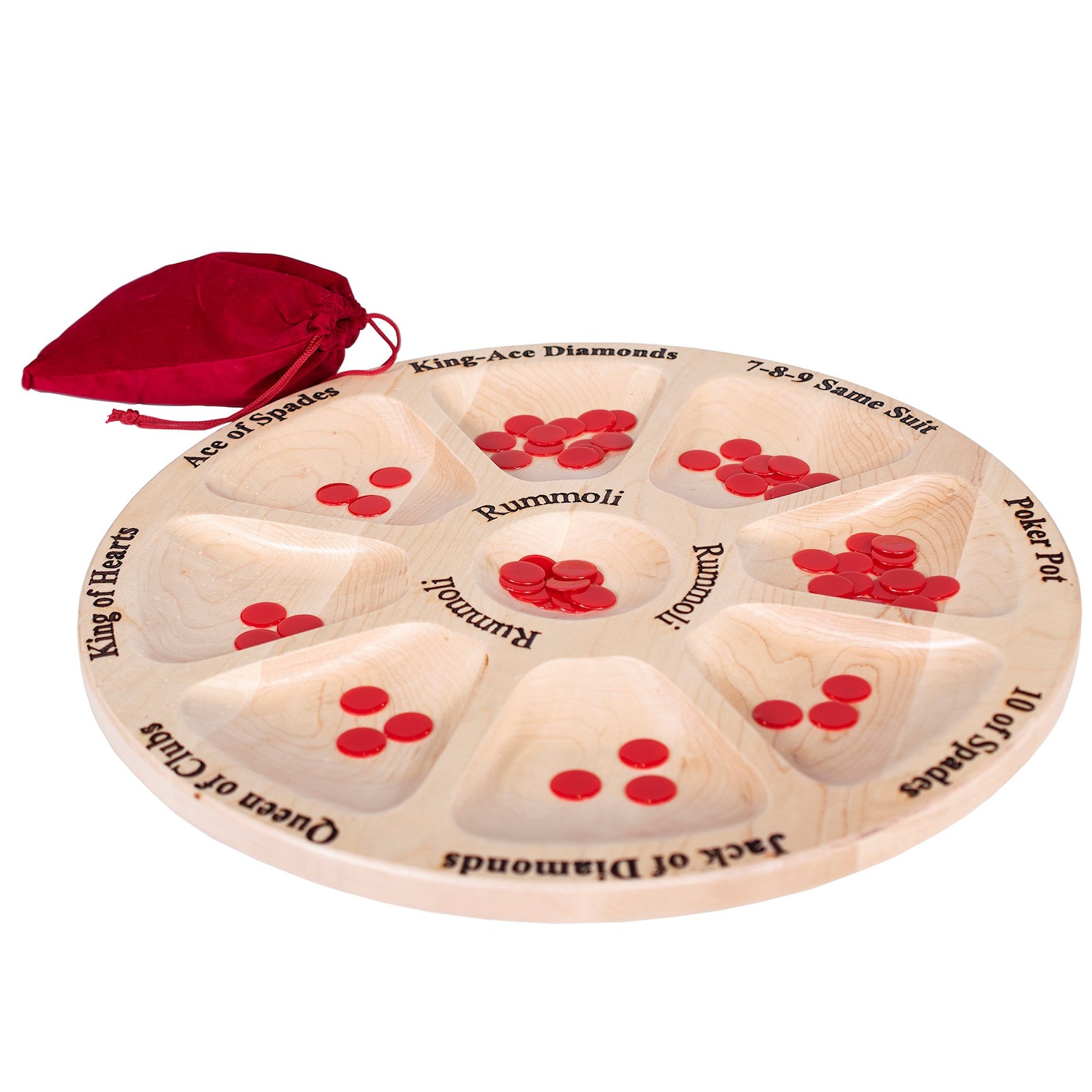 Rummoli Wooden Rummoli Wooden Game Card Game Classic - Etsy