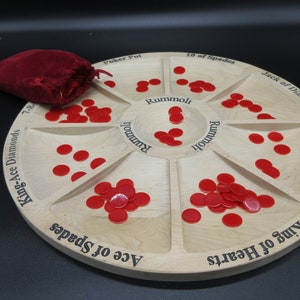 Rummoli Wooden Rummoli Wooden game Card game Classic | Etsy