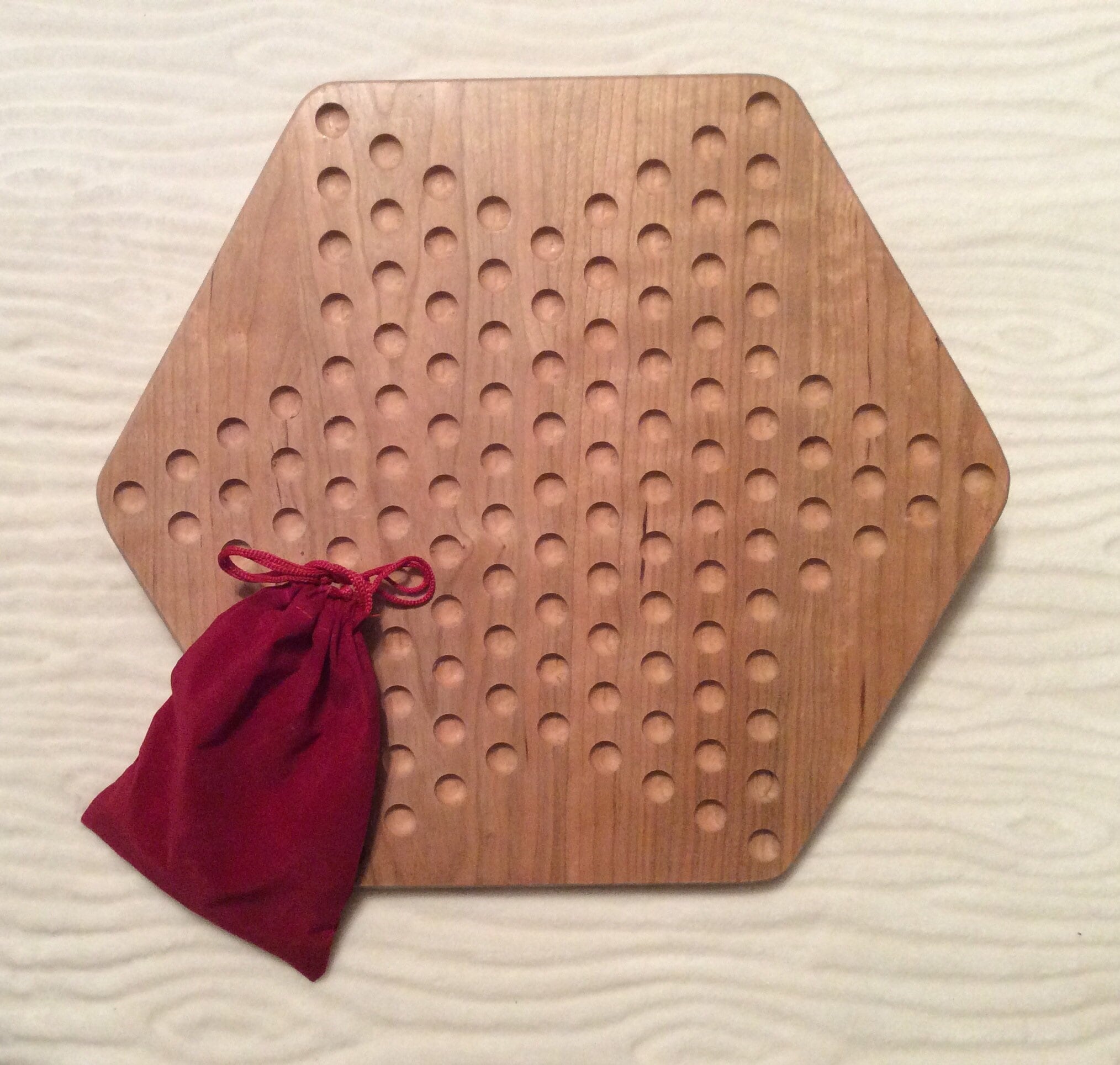 Wooden Chinese Checkers Chinese Checkers Cherry Chinese | Etsy