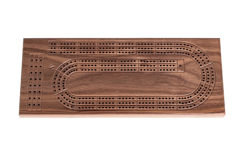 Walnut Cribbage Board - Etsy