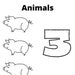Printable Farm Animals Counting Worksheets - Color Worksheets ...