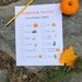 Printable Pumpkin Patch Scavenger Hunt Sheet - Pumpkin Patch Checklist ...
