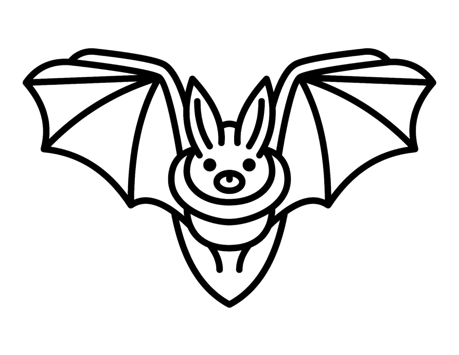 Printable Halloween Bat Color Sheet - Halloween Bat Coloring Sheet ...