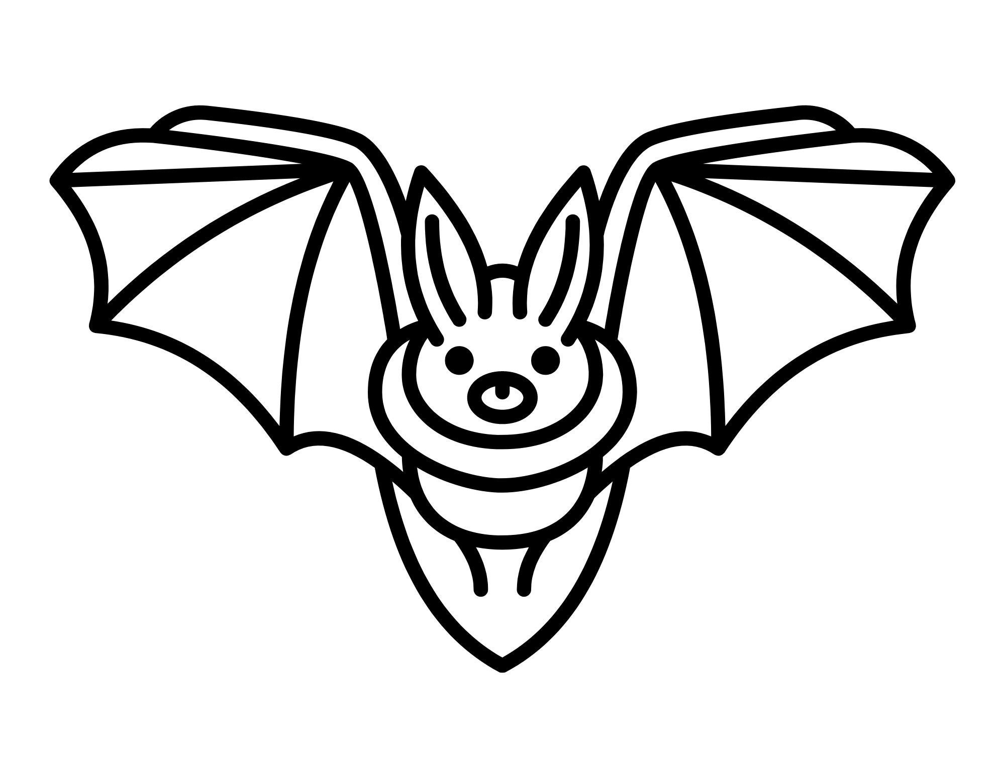 Printable Halloween Bat Color Sheet - Halloween Bat Coloring Sheet ...