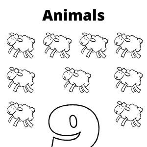 Printable Farm Animals Counting Worksheets - Color Worksheets ...