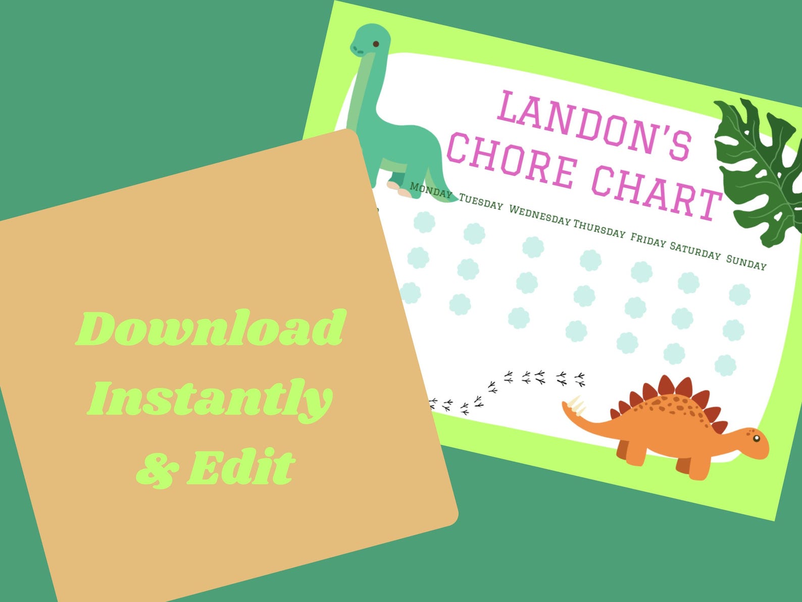 Magical Chore Chart Bundle - Unicorn, Mermaid, Dinosaur, Space ...
