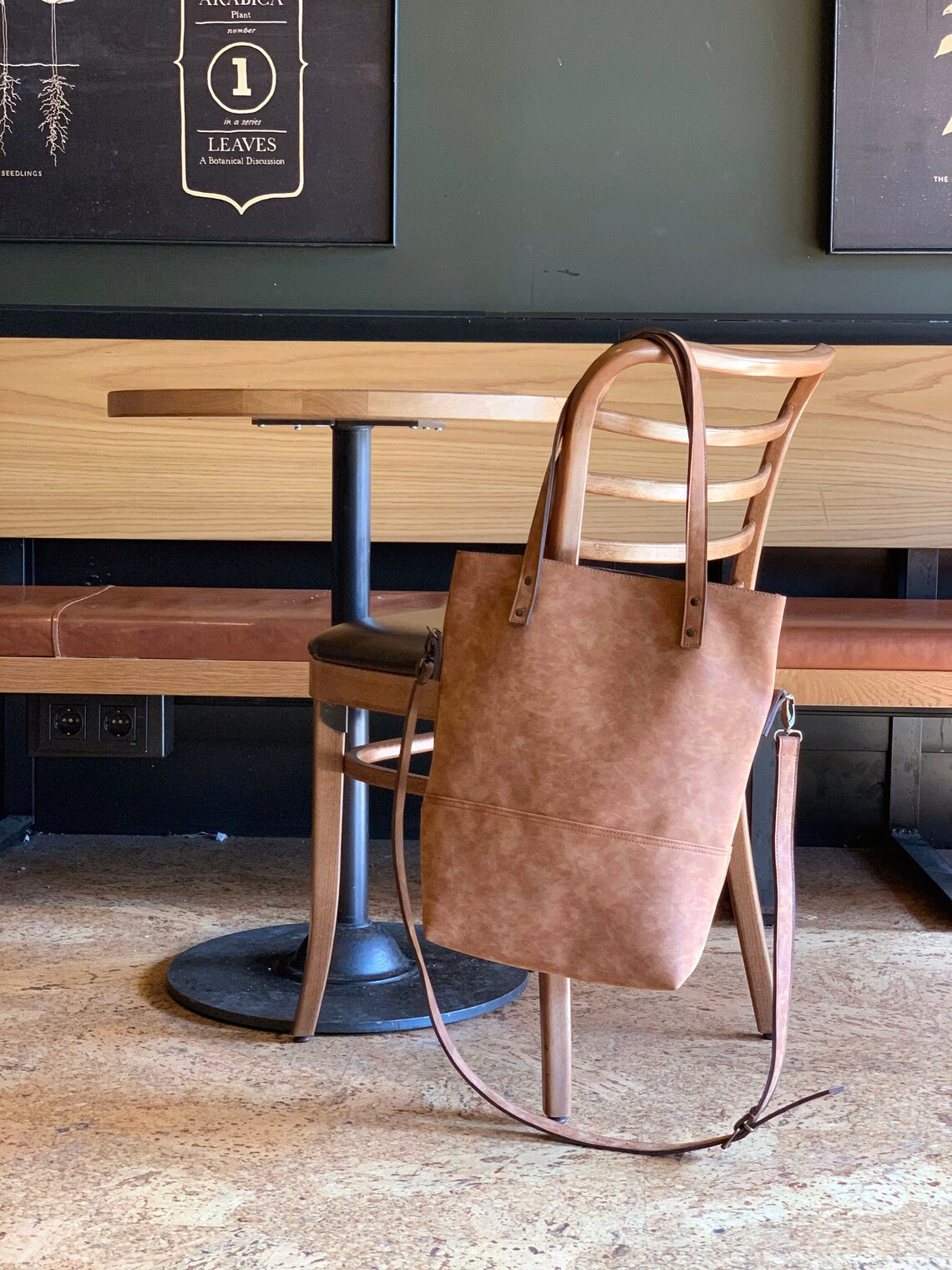 Vegan Leather Shoulder Bag - Convertible Bag - Foldover Bag - Vegan ...