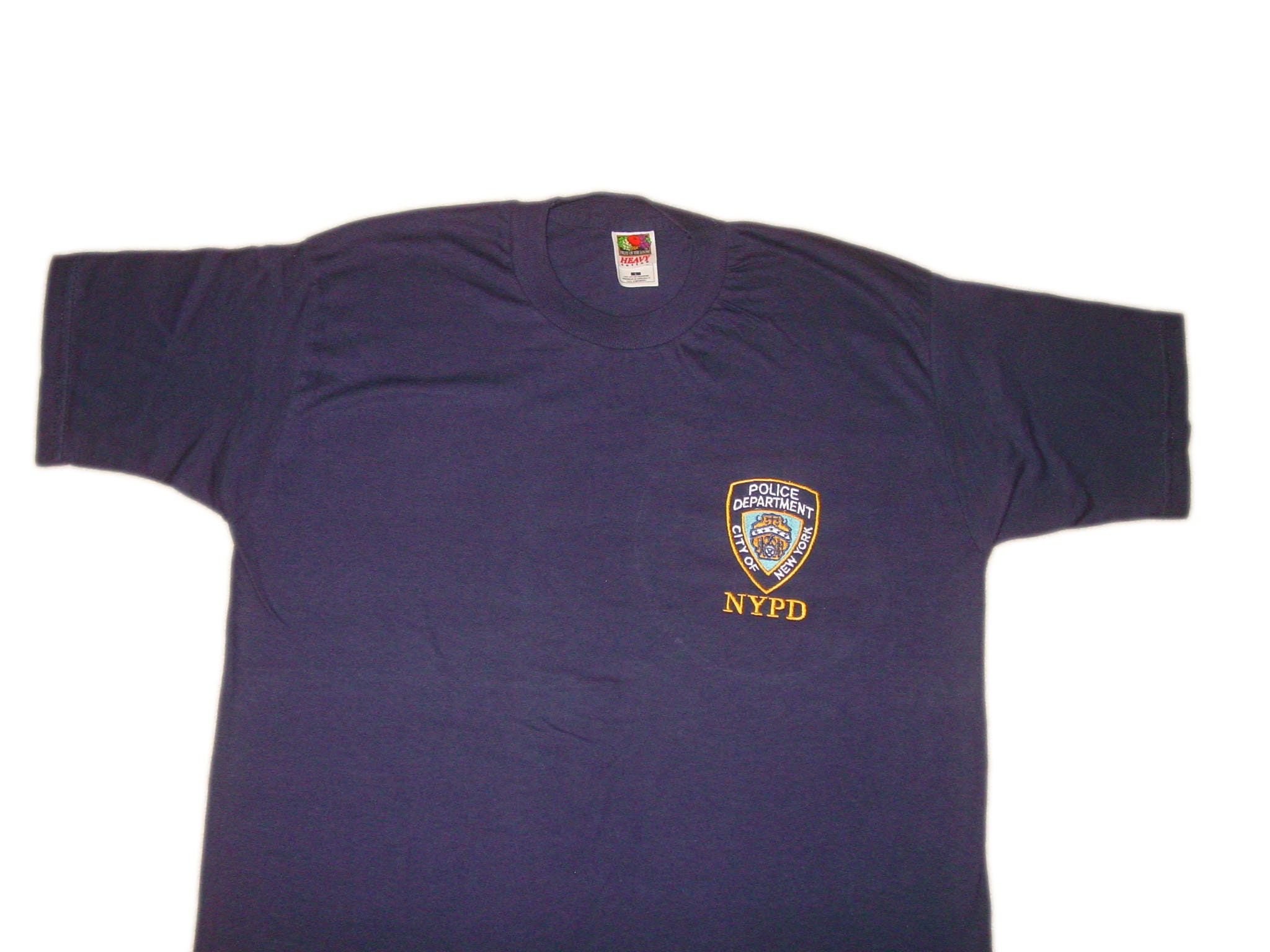 NYPD New York Police Department T Shirt , Embroidered Letters. Size L ...