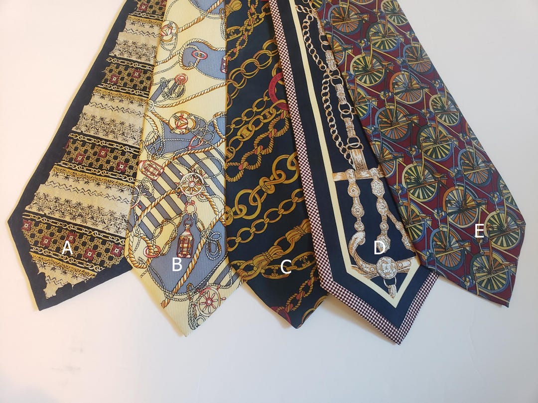 Vintage Necktie, Bicycle Men's Tie, Chain Style Necktie - Etsy
