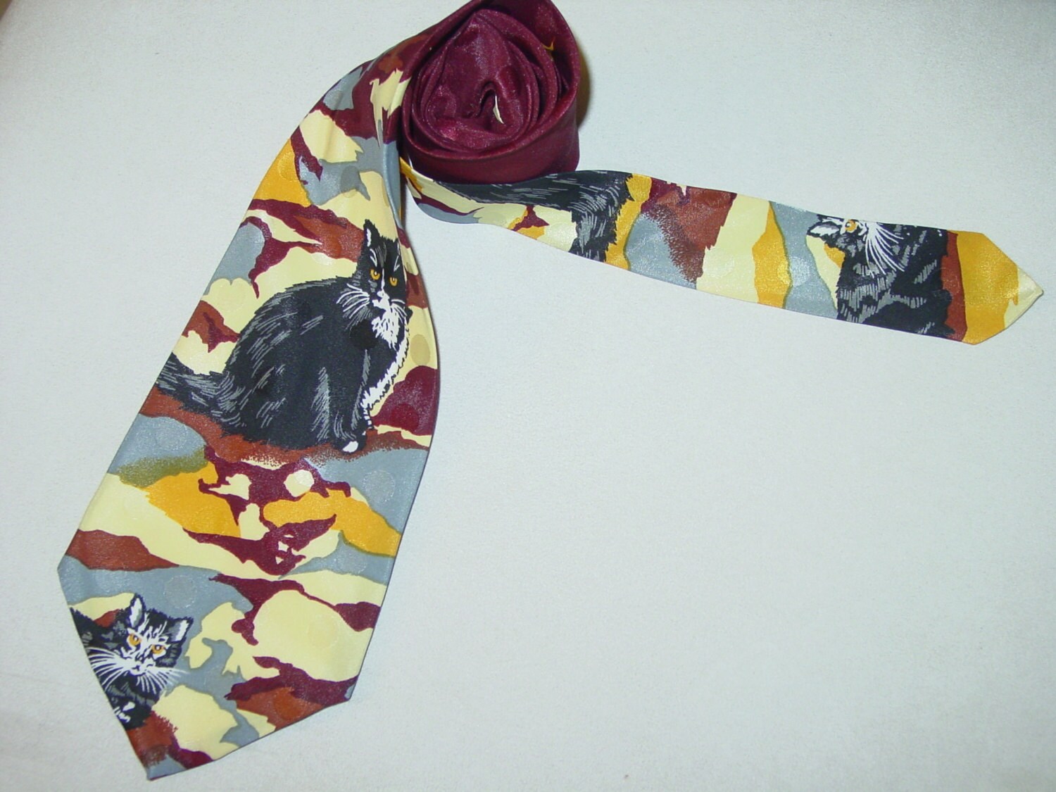 Corbata de gato, corbata de gatito disponible en 2 colores - Etsy España