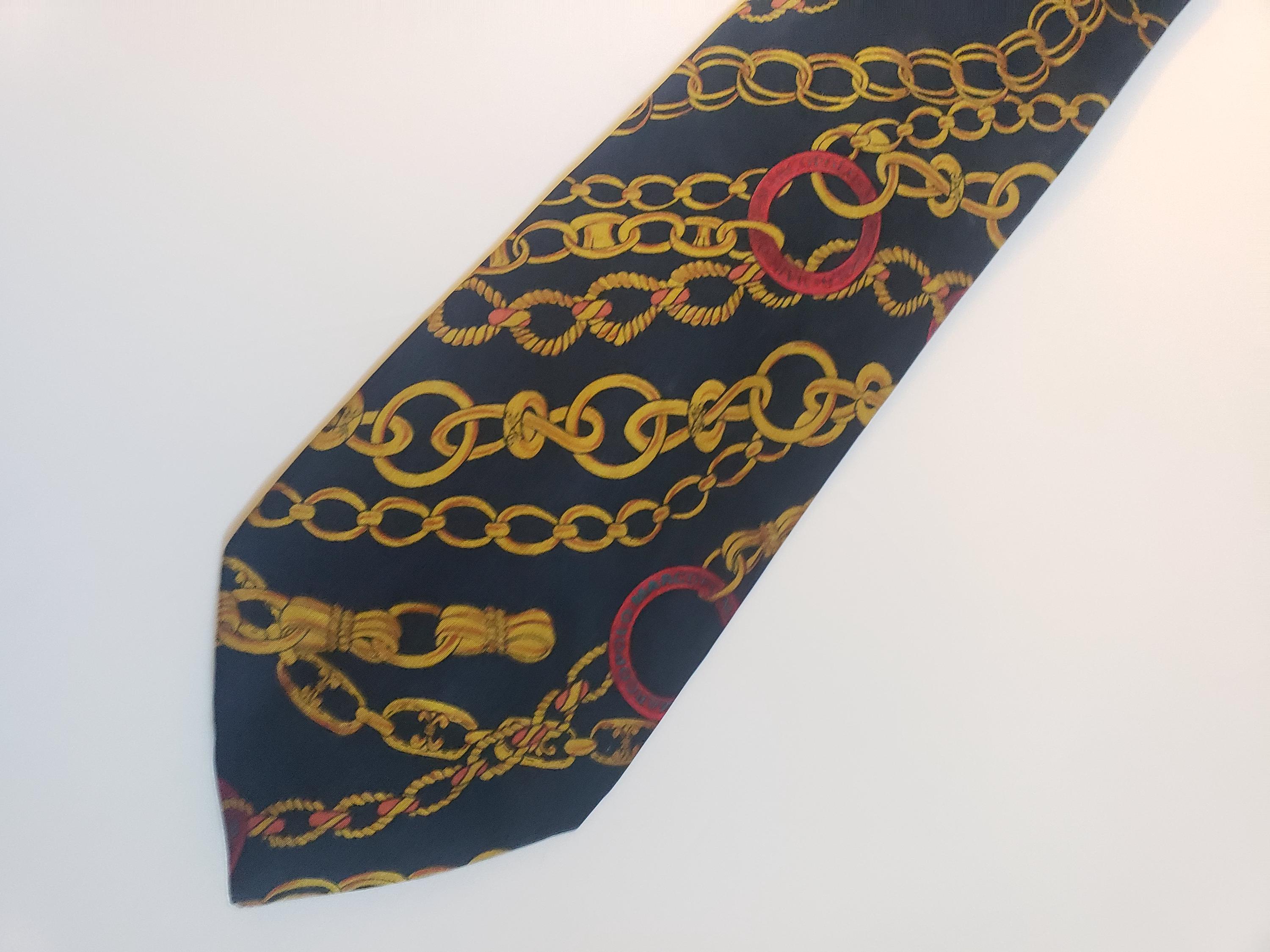 Vintage Necktie, Bicycle Men's Tie, Chain Style Necktie - Etsy
