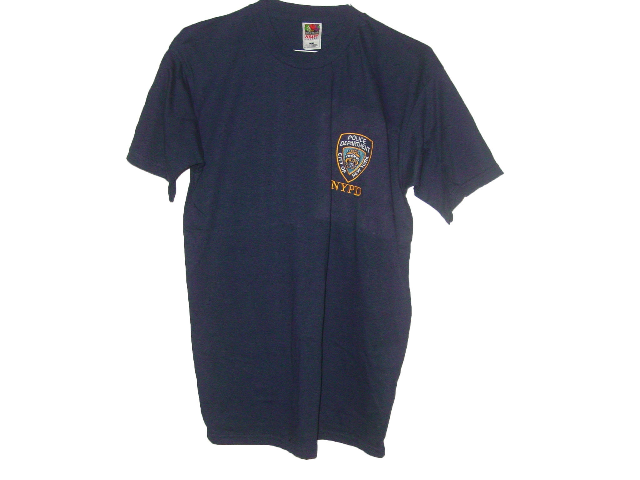 NYPD New York Police Department T Shirt , Embroidered Letters. Size L ...