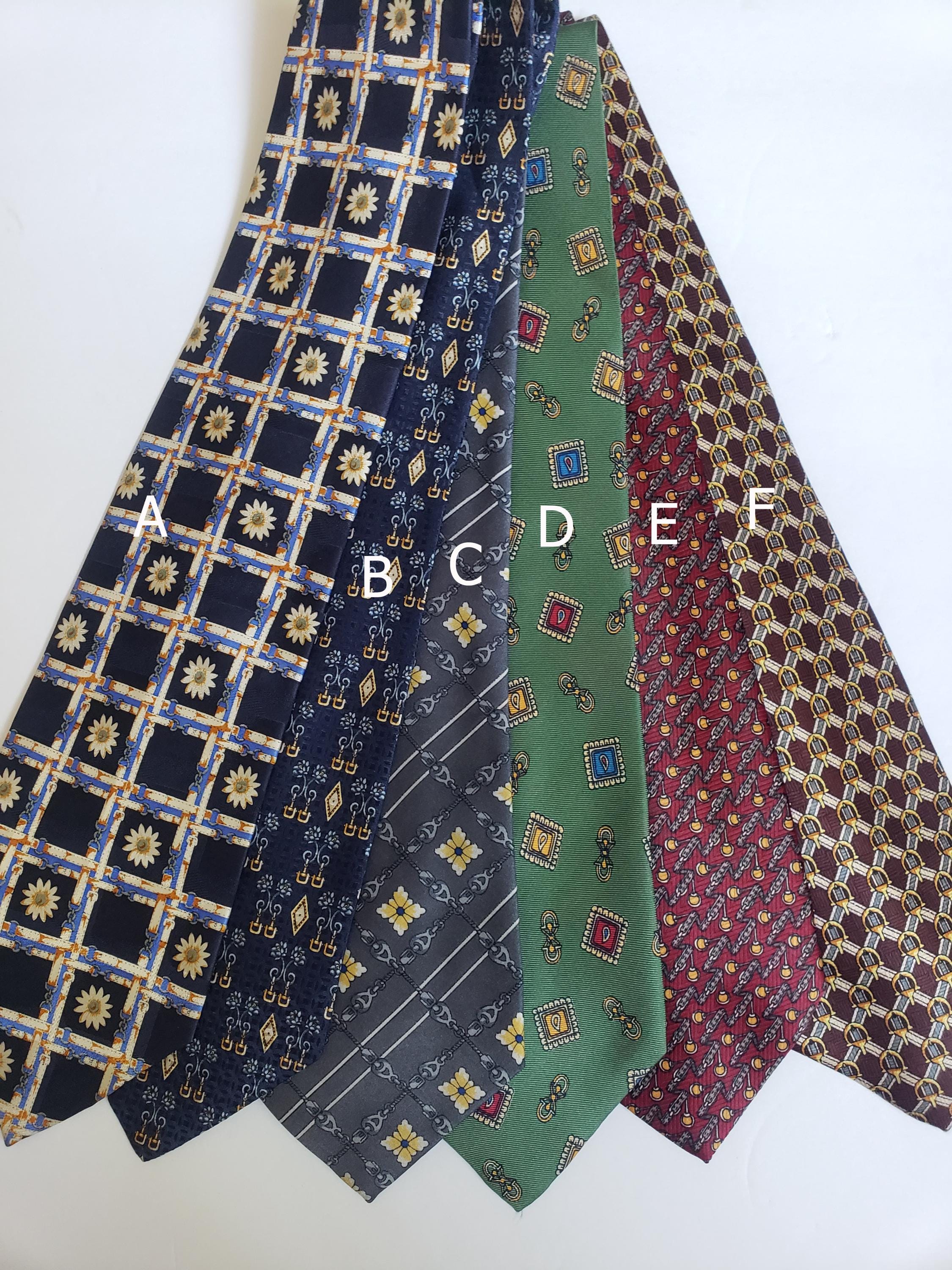 Vintage Equestrian Snaffle Bit Horse Necktie, Horse Men's Tie ...