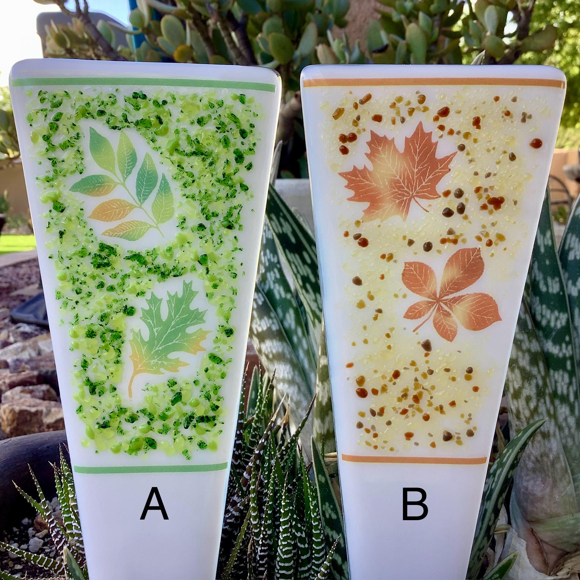Leaves Spring Summer Fall Pot Stakes Yard Garden - Etsy