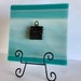Wall Clock Functional Art - Southwestern Swirl Fused Glass - Etsy