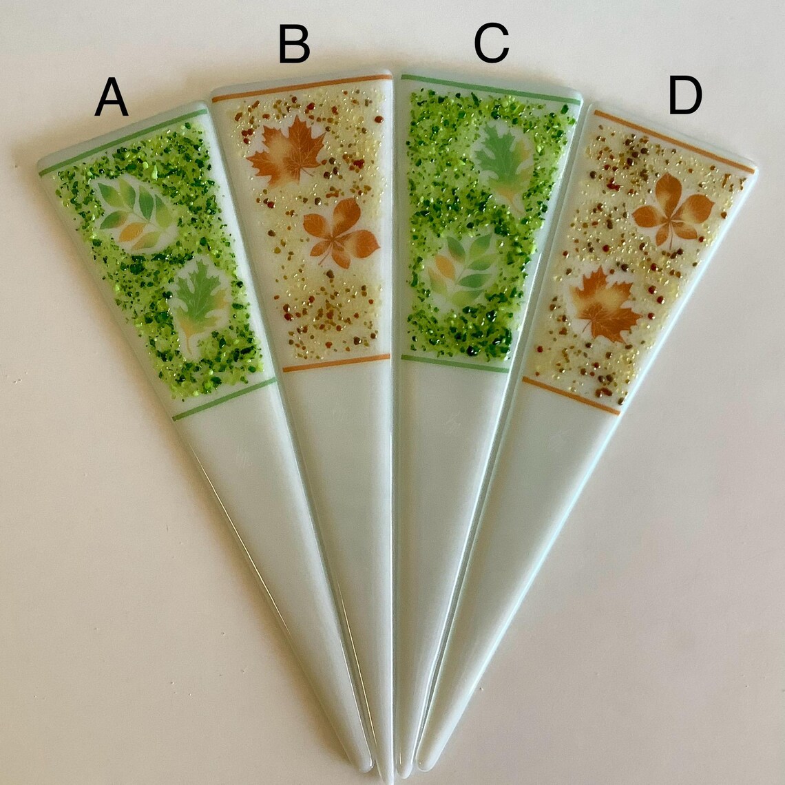 Leaves Spring Summer Fall Pot Stakes Yard Garden - Etsy