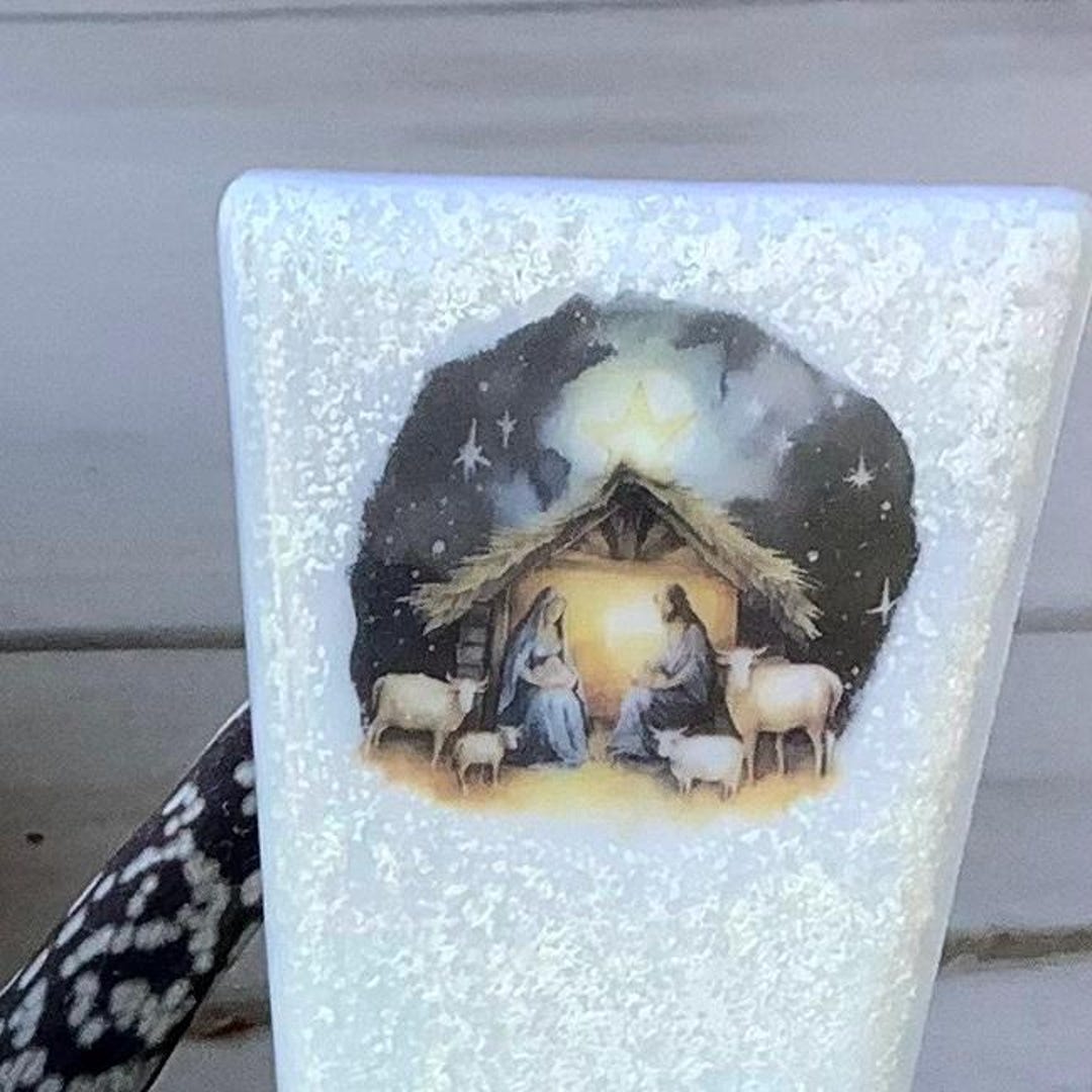 Nativity Pot Stakes Yard Garden Jesus Christmas Mary Joseph Bethlehem ...