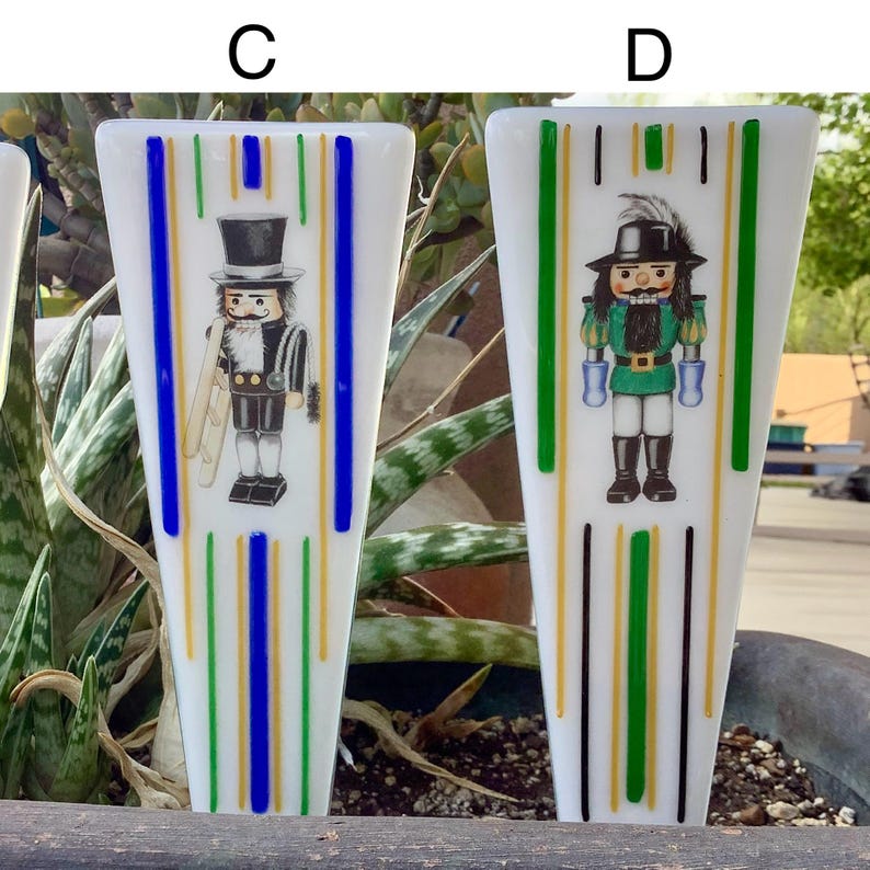 Nutcracker Pot Stakes Yard Garden Cute Christmas - Etsy