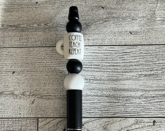 Coffee Teach Repeat Beadable Pen Mini Mugs - Etsy