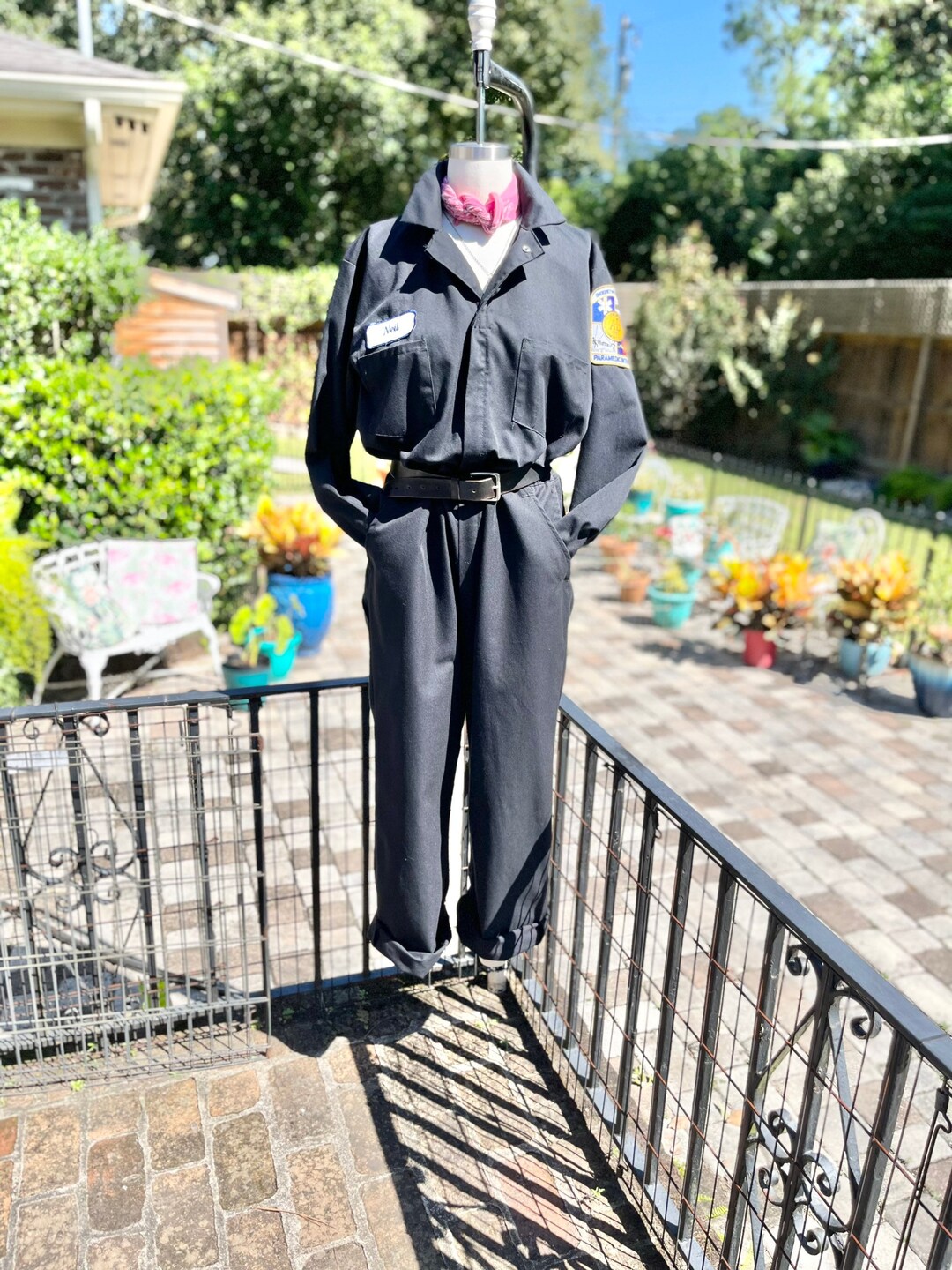 Vintage Black Coveralls, 44R, Unisex Vintage Coveralls, Black Workwear ...