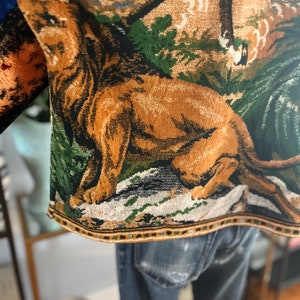 Upcycled Tapestry Jacket, Vintage Tapestry Jacket, Vintage Tapestry ...