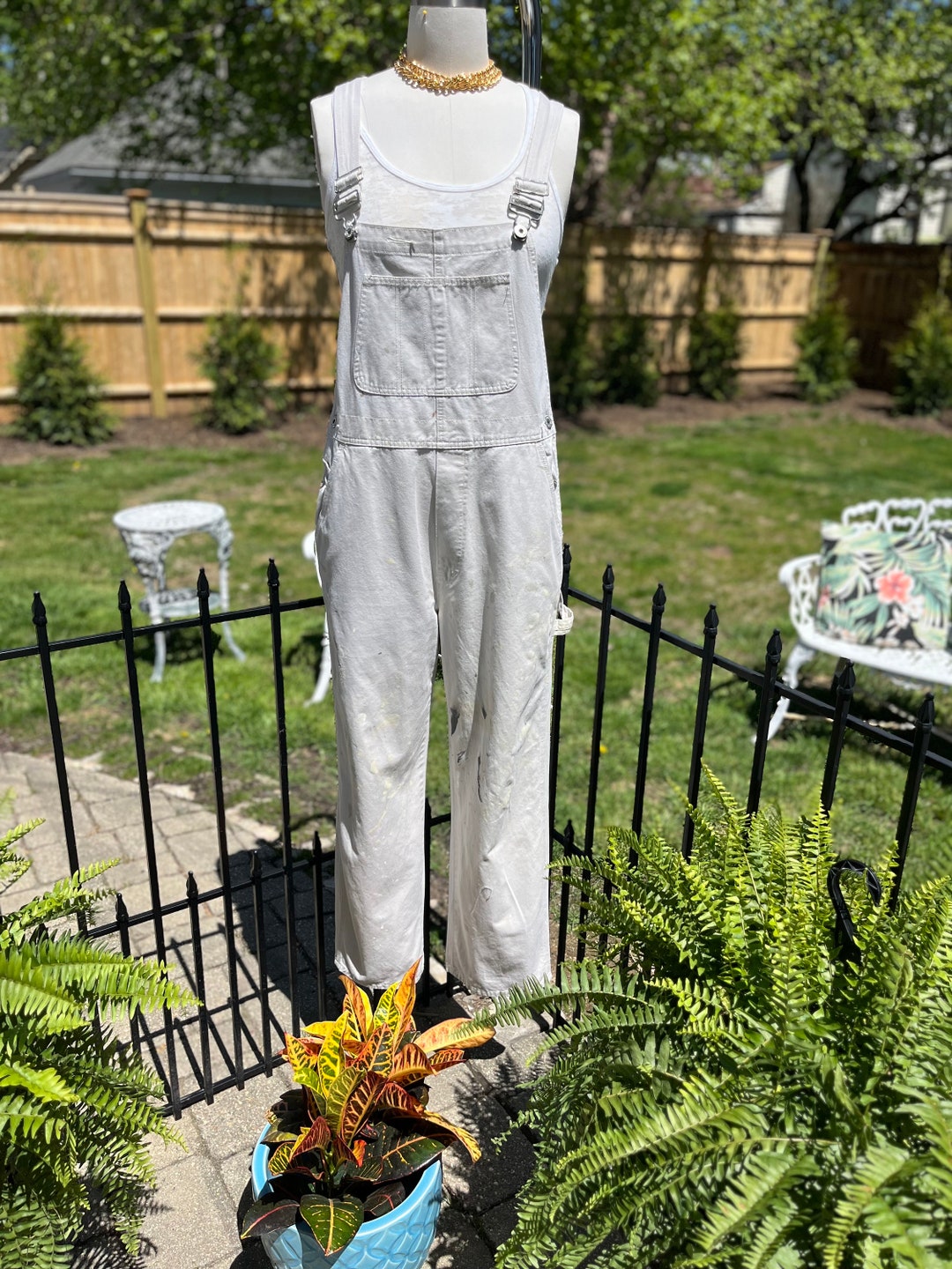 VINTAGE PAINTER OVERALLS, Ladies Painter Overalls,vintage Gap Overalls ...