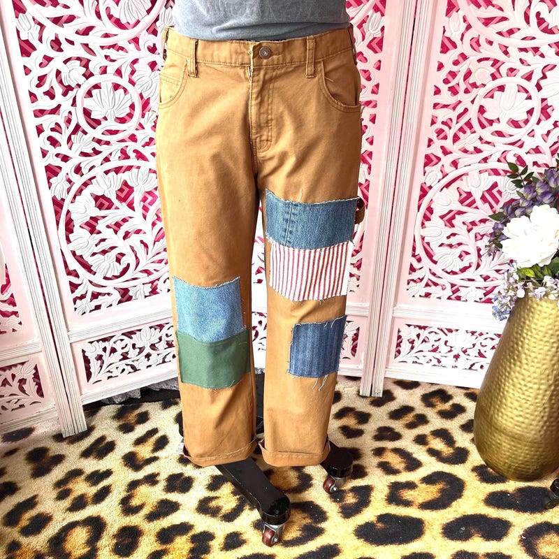 Patch Pants - Etsy
