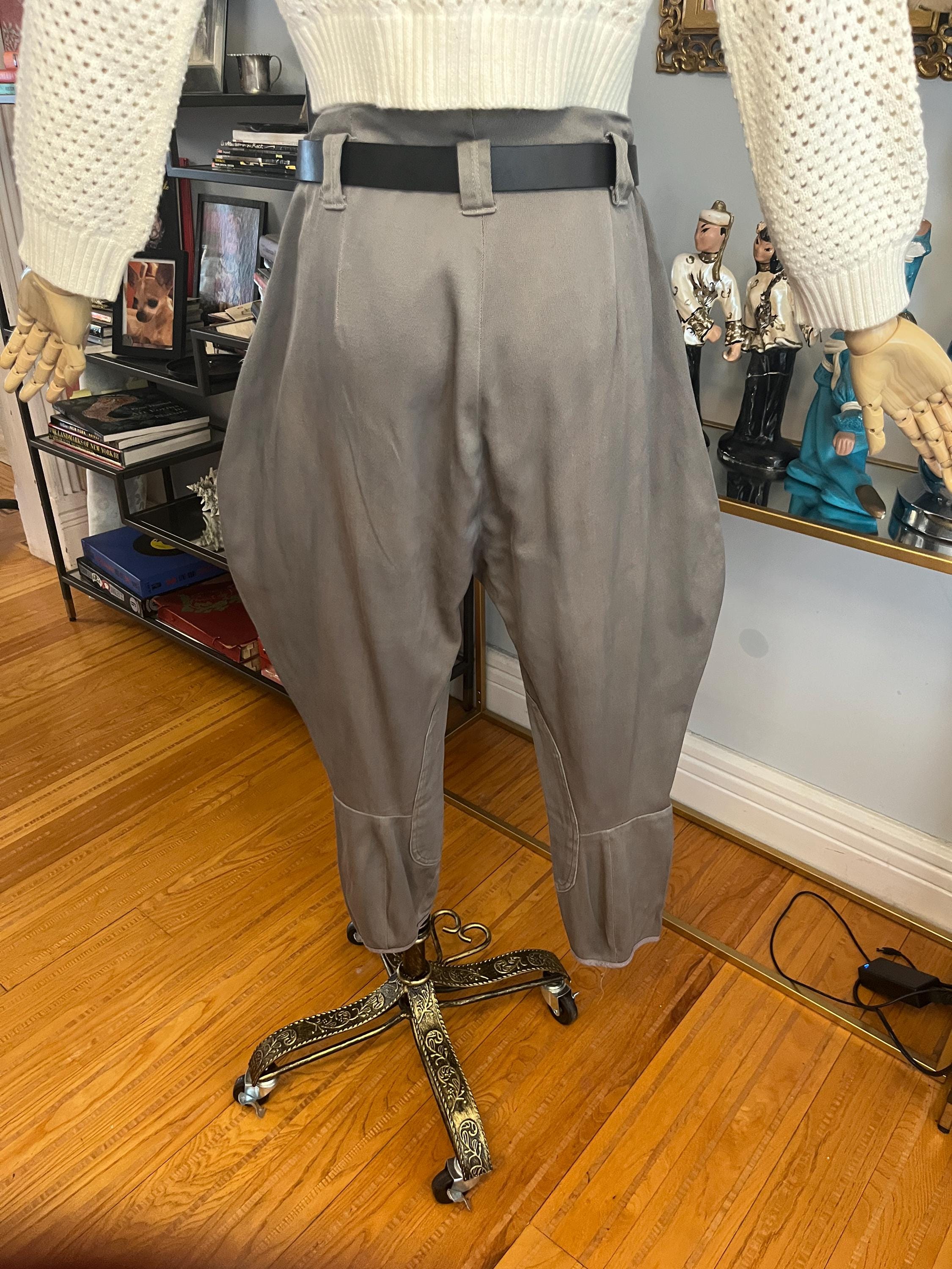 Vintage 50s Grey Jodhpurs: Hand-dyed Cotton Riding Pants - Etsy