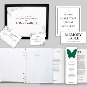 Celebration of Life Memory Table Kit in Four Designs – next Day ...
