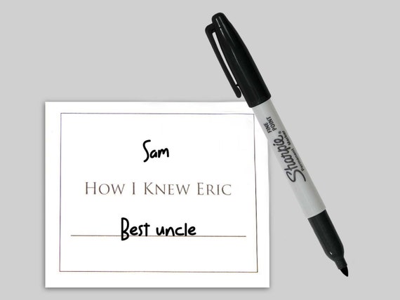 Celebration of Life Custom Name Tags next Day Shipping - Etsy