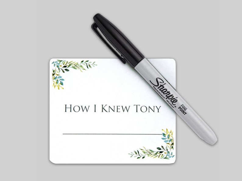 Celebration of Life Custom Name Tags next Day Shipping - Etsy