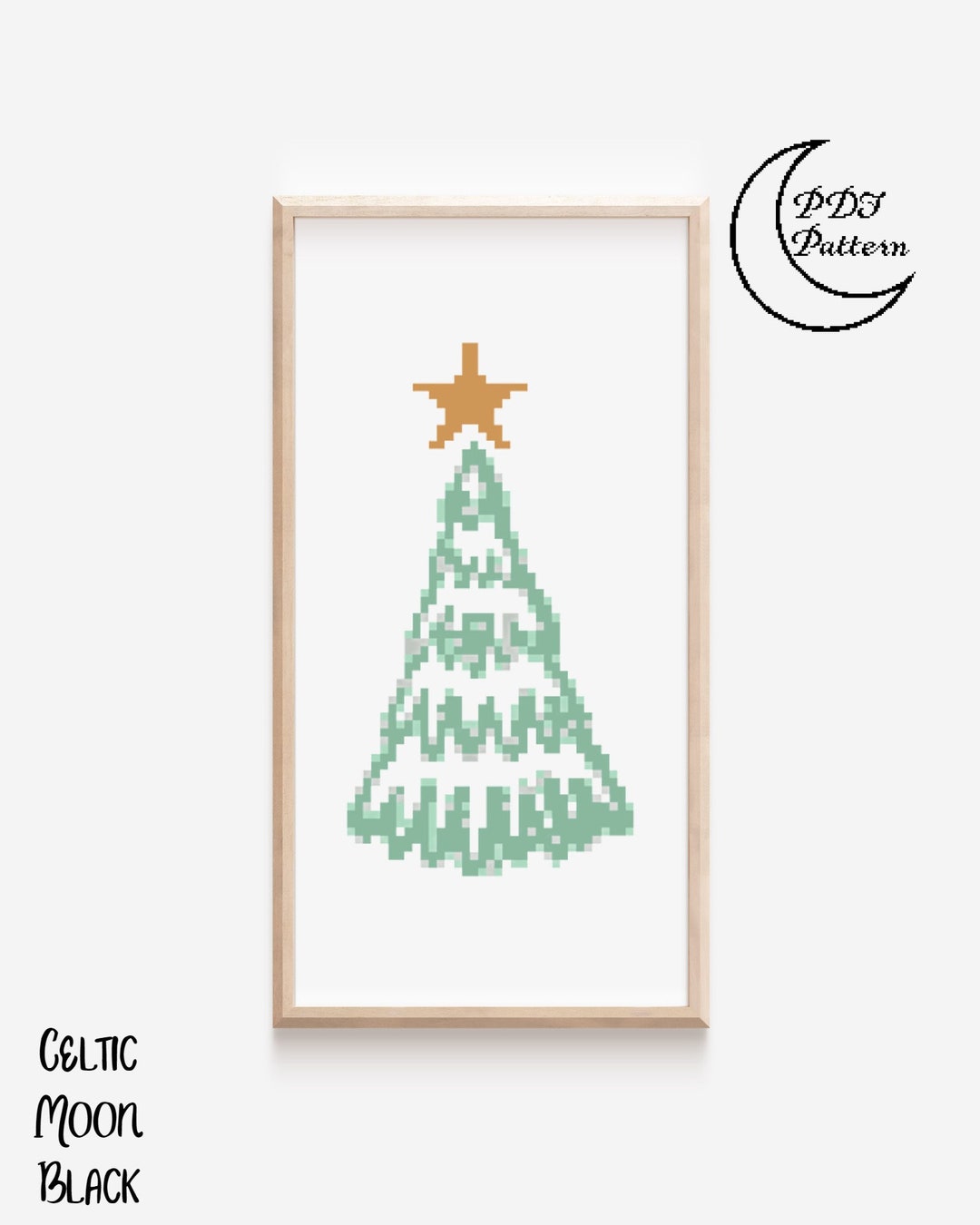Winter Tree Cross Stitch Pattern, Christmas, PDF, Cross Stitch, Pattern ...