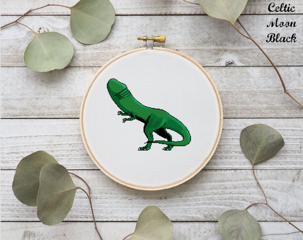 Dick Cross Stitch Pattern Dicksaurus Dickasaurus Dick - Etsy