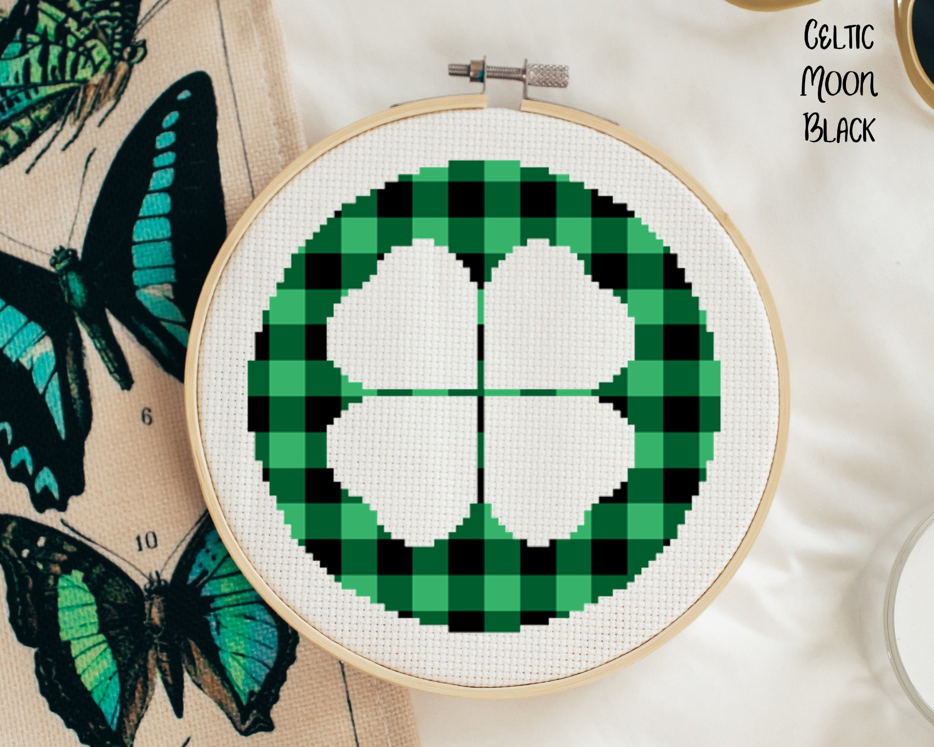 Clover Cross Stitch Pattern Christmas PDF Cross Stitch - Etsy